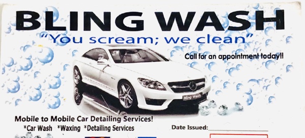 Bling Wash | Book Your Appointment Online Now