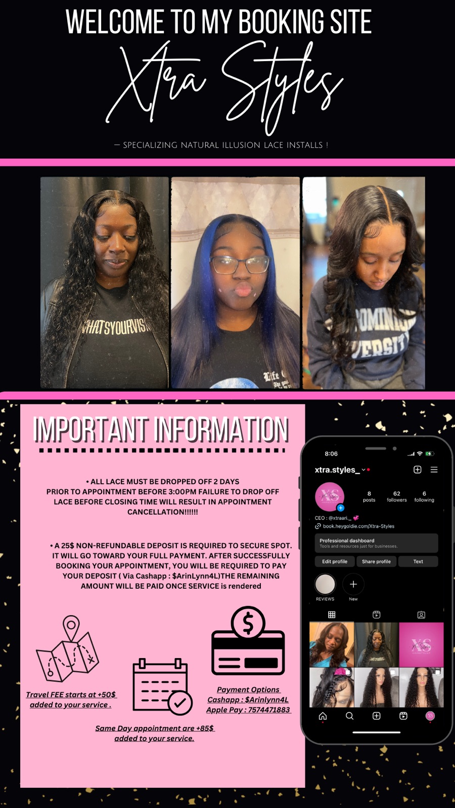 Xtra Styles | Book Your Appointment Online Now